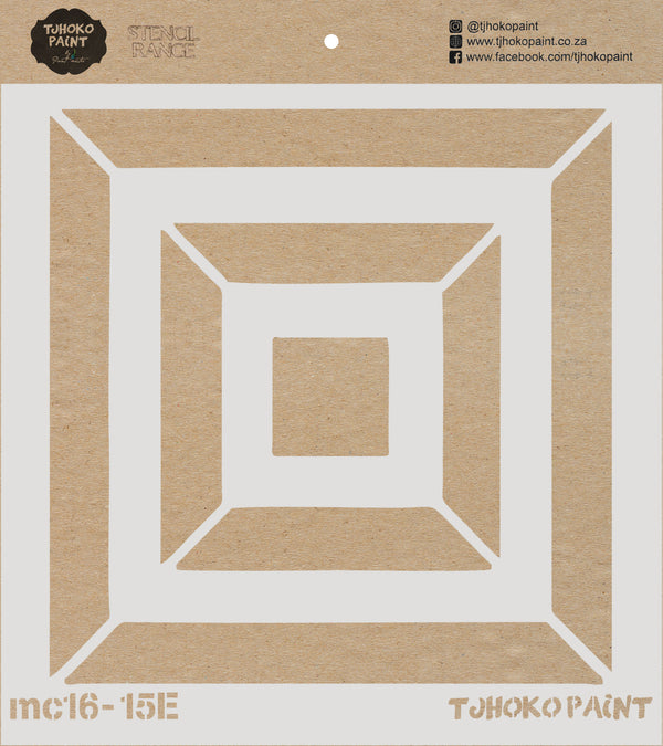 Tjhoko Paint | Squared Focus Stencil